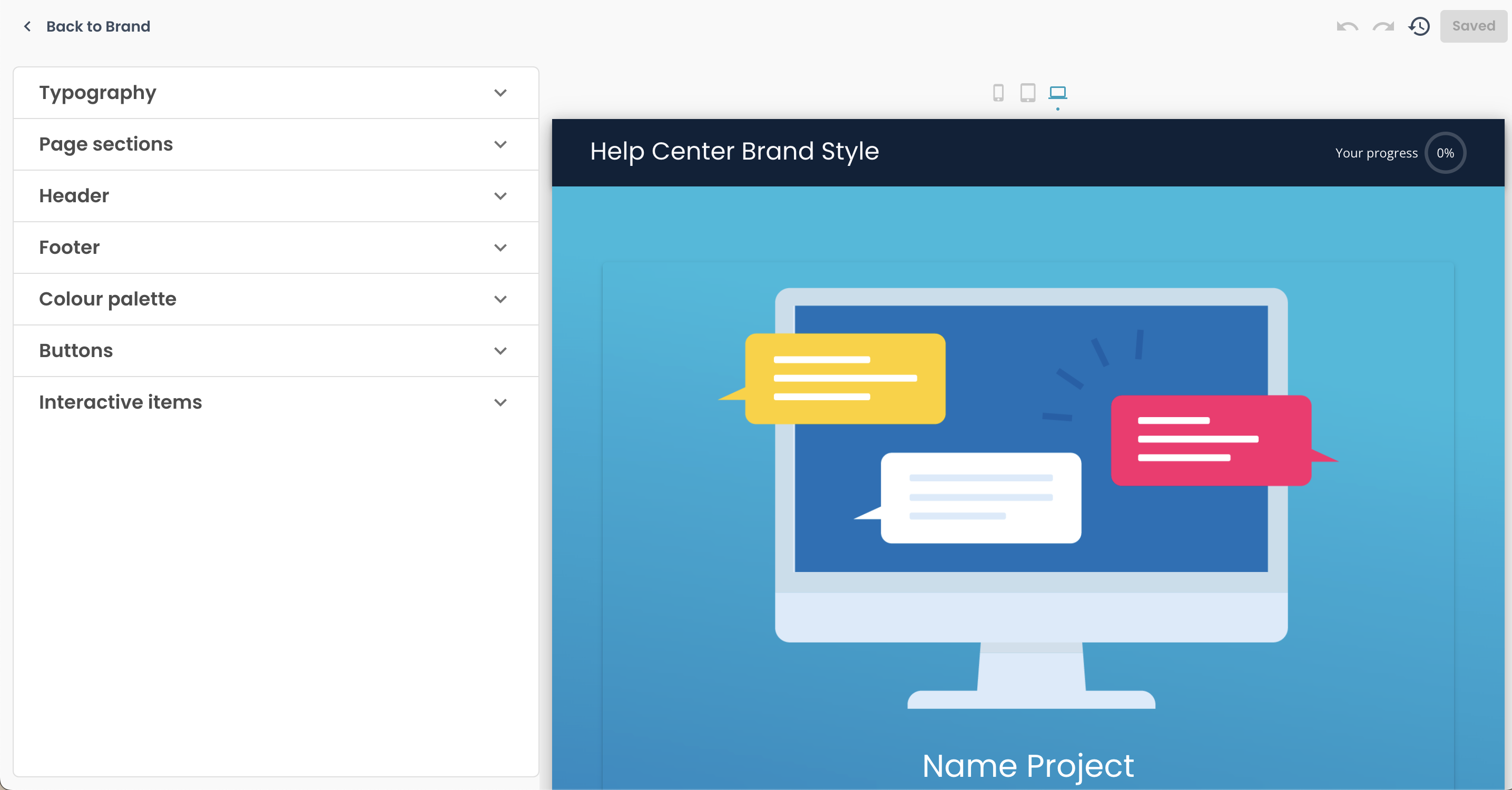 Creating a Brand Style – Elucidat Create Help Center