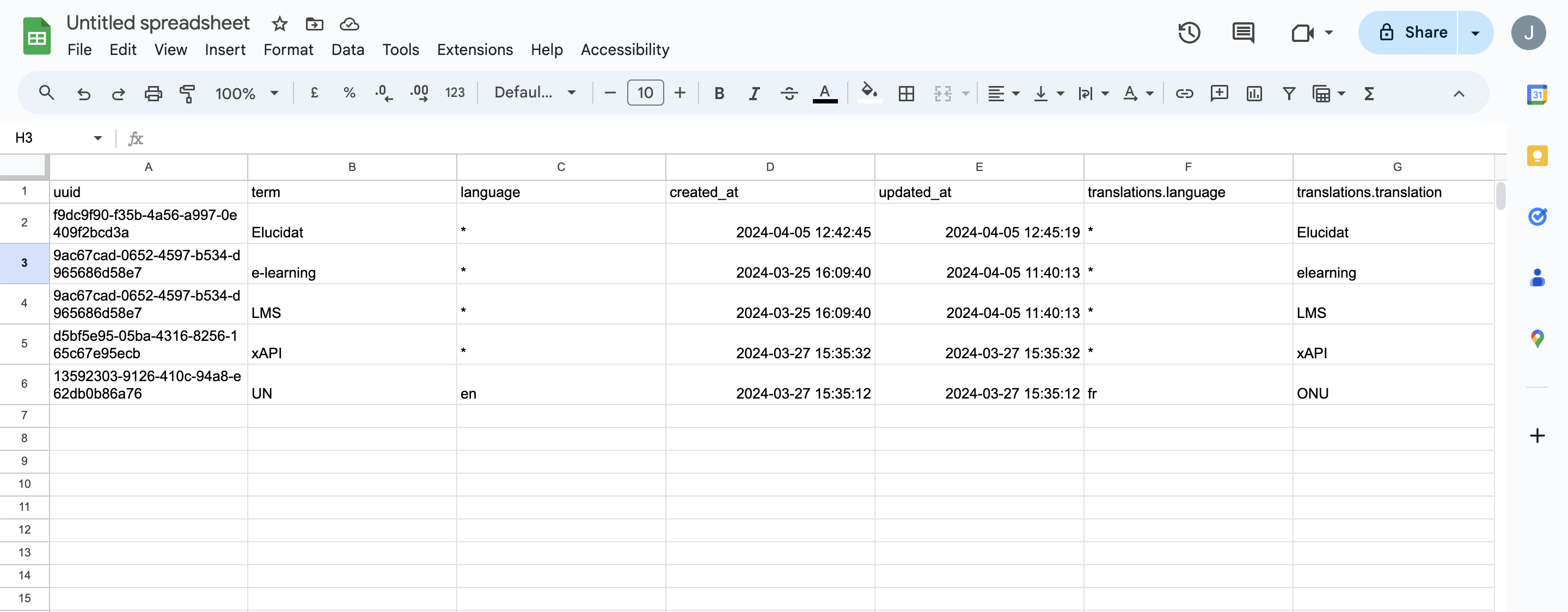 Understanding How To Use And Edit A Translation Glossary File Elucidat Create 