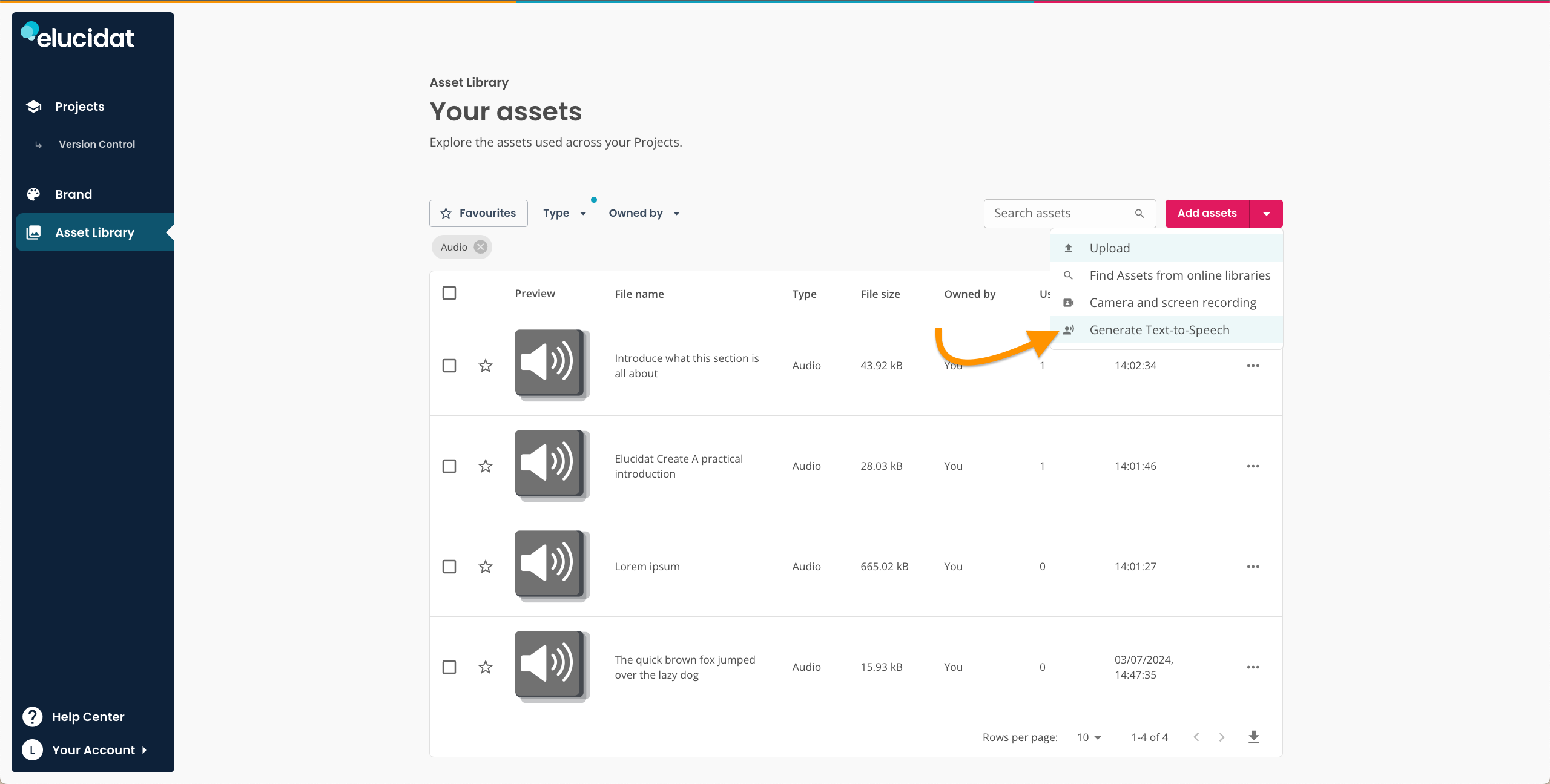 Creating text-to-speech audio to increase the accessibility of your course – Elucidat Create